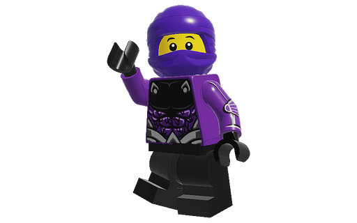 Lego Ninjago Purple Ninja