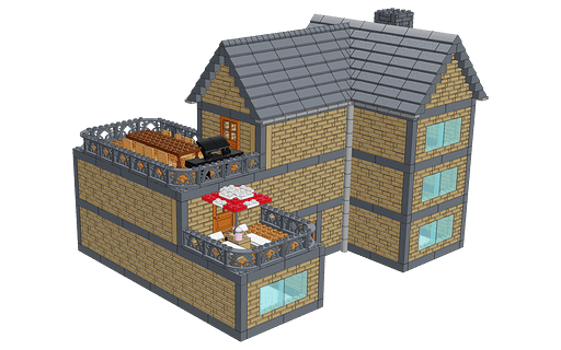 Paper Minecraft House